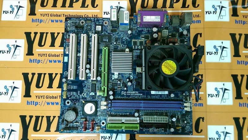 GIGABYTE GA-K8VM800M AMD Socket 754 Processor Board - 裕益科技自動化設備可程式編碼器PLC分散式控制系統DCS